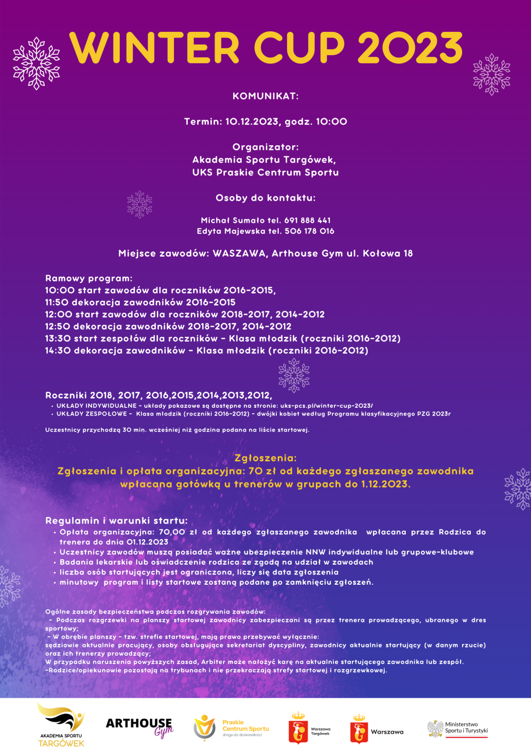 Winter Cup 2023 - Praskie Centrum Sportu